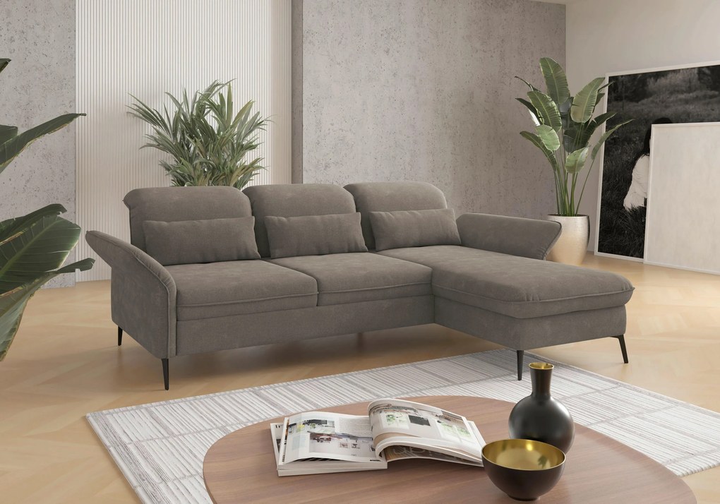 XXXLutz ROHOVÁ SEDAČKA, textil, jílová barva Sit & More - Sedací soupravy - 000144011847