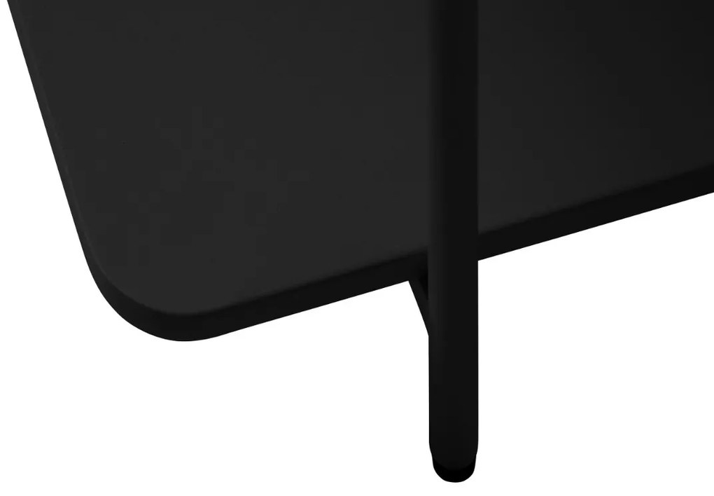 Designový konferenční stolek Harinder 110 cm černý