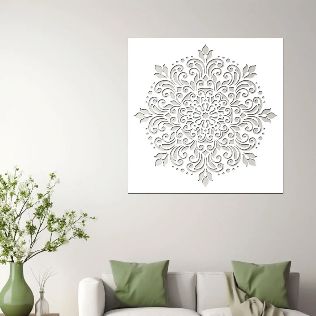 dřevo života Dřevěná mandala LÁSKYPLNÉHO DOMOVA Zvolte rozměr (cm): 60x60, Zvolte barvu dekoru: Javor