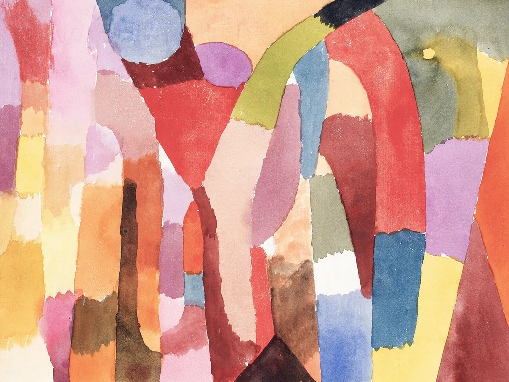 Obrazová reprodukce Movement of Vaulted Chambers - Paul Klee, (40 x 30 cm)