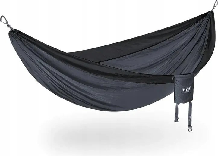 Turistická houpací síť pro 2 osoby Double Nest charcoal/black Eno