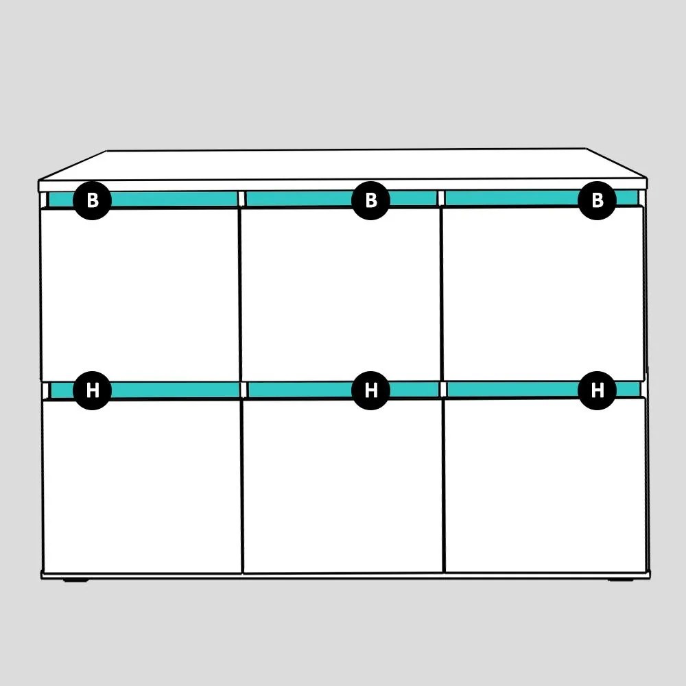 Komoda REA AMY 18 Dekor: WENGE