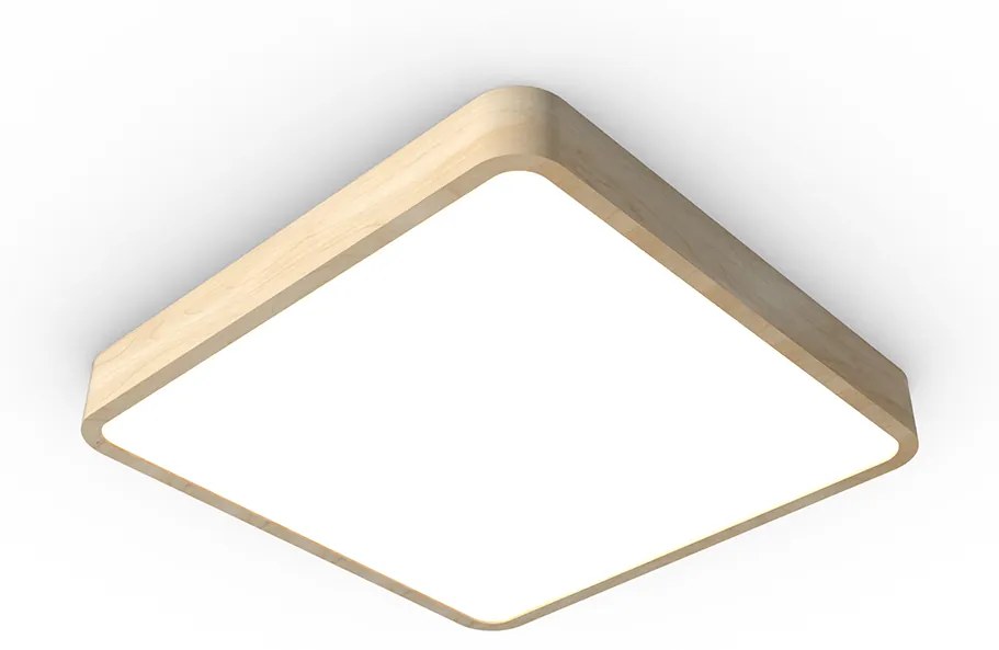 Dřevěné čtvercové svítidlo woodLED Square Ceiling  Dřevěné čtvercové svítidlo woodLED Square Ceiling Délka strany: 850 mm, Dřevodekor: Javor, Teplota…