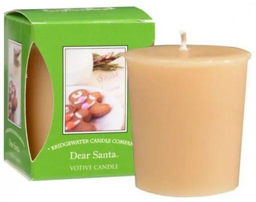 Bridgewater - votivní svíčka Dear Santa 56g