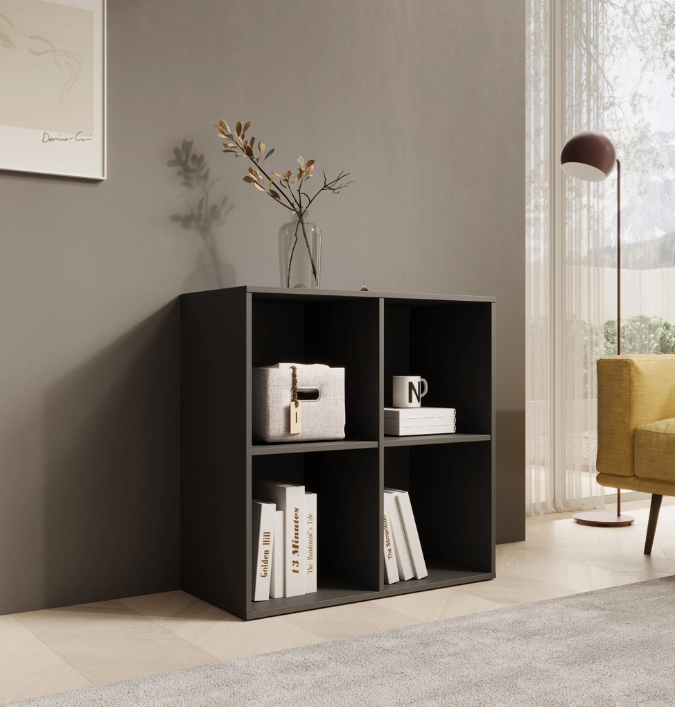 ADRK Furniture Regál Lenti 2x2 BS-LEN-2X2-G