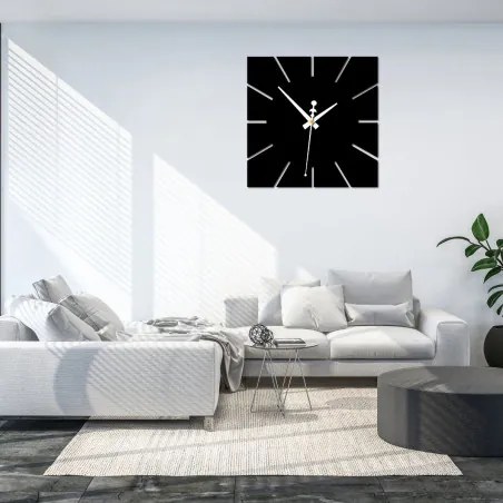 Nástěnné hodiny minimalistický čtvercový design | SENTOP X0099