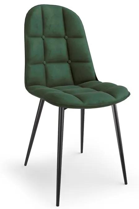 HALMAR K417 židle tmavě zelená