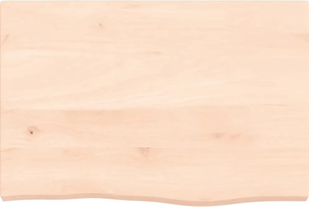 Koupelnová deska 60x40x(2-4) cm neošetřené masivní dřevo 3156009