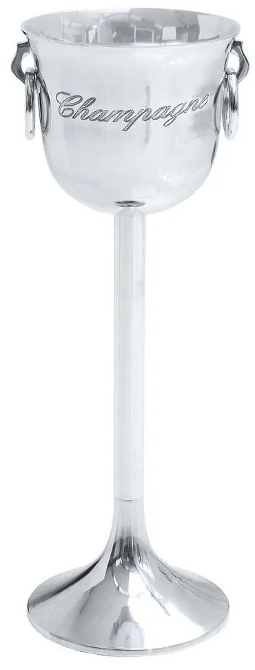 Designový chladič šampaňského Champagne 75 cm / stříbrná