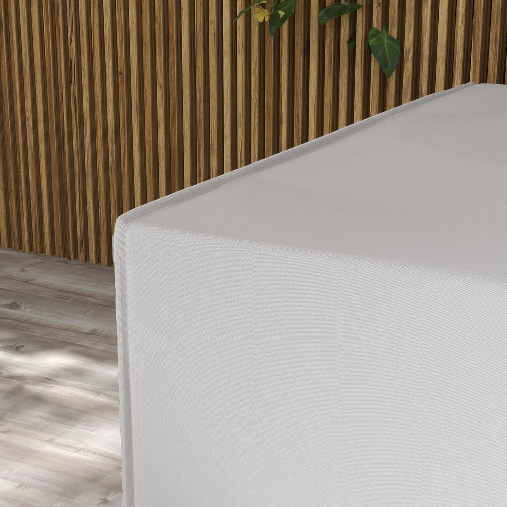 Outsunny Ochranný kryt pro zahradní nábytek Zimní nepromokavý kryt Anti-UV plachta 600D Oxford 210 x 140 x 80 cm Šedá barva