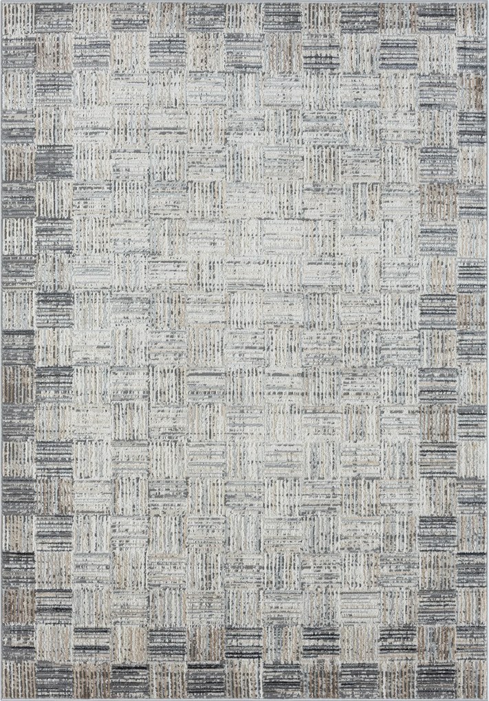 My Flair, Kusový koberec My Mood creme, 200x290, šedá, chodba / předsíň