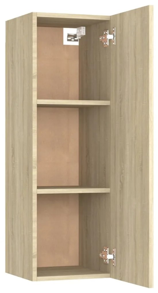 vidaXL Marketos TV stolky 2 ks dub sonoma 30,5x30x90 cm kompozitní dřevo