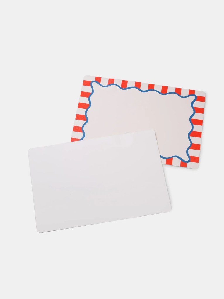 Sinsay - Prostírání se zvlněným vzorem 2 pack - žlutá