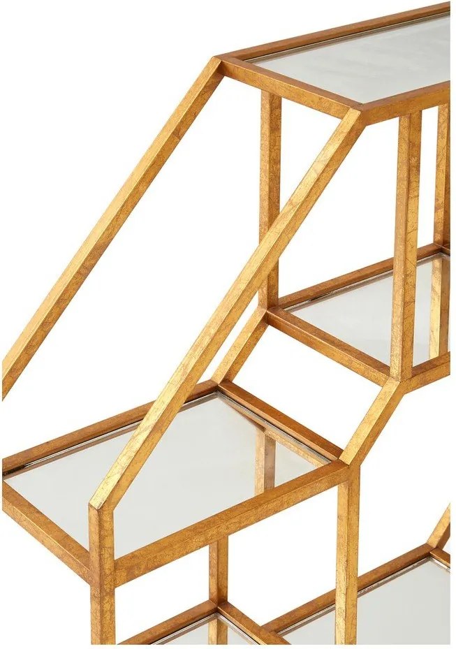 Patrová kovová police v přírodní barvě 92 cm Zariah – Premier Housewares