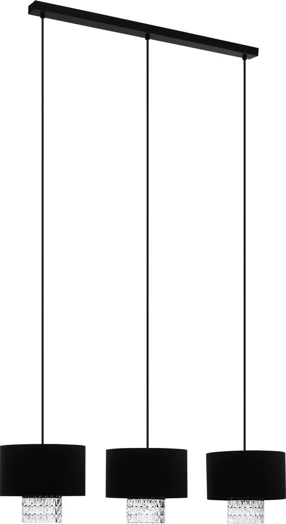 XXXLutz ZÁVĚSNÉ SVÍTIDLO, 124/24/150 cm Eglo - Online Only svítidla - 003348249702