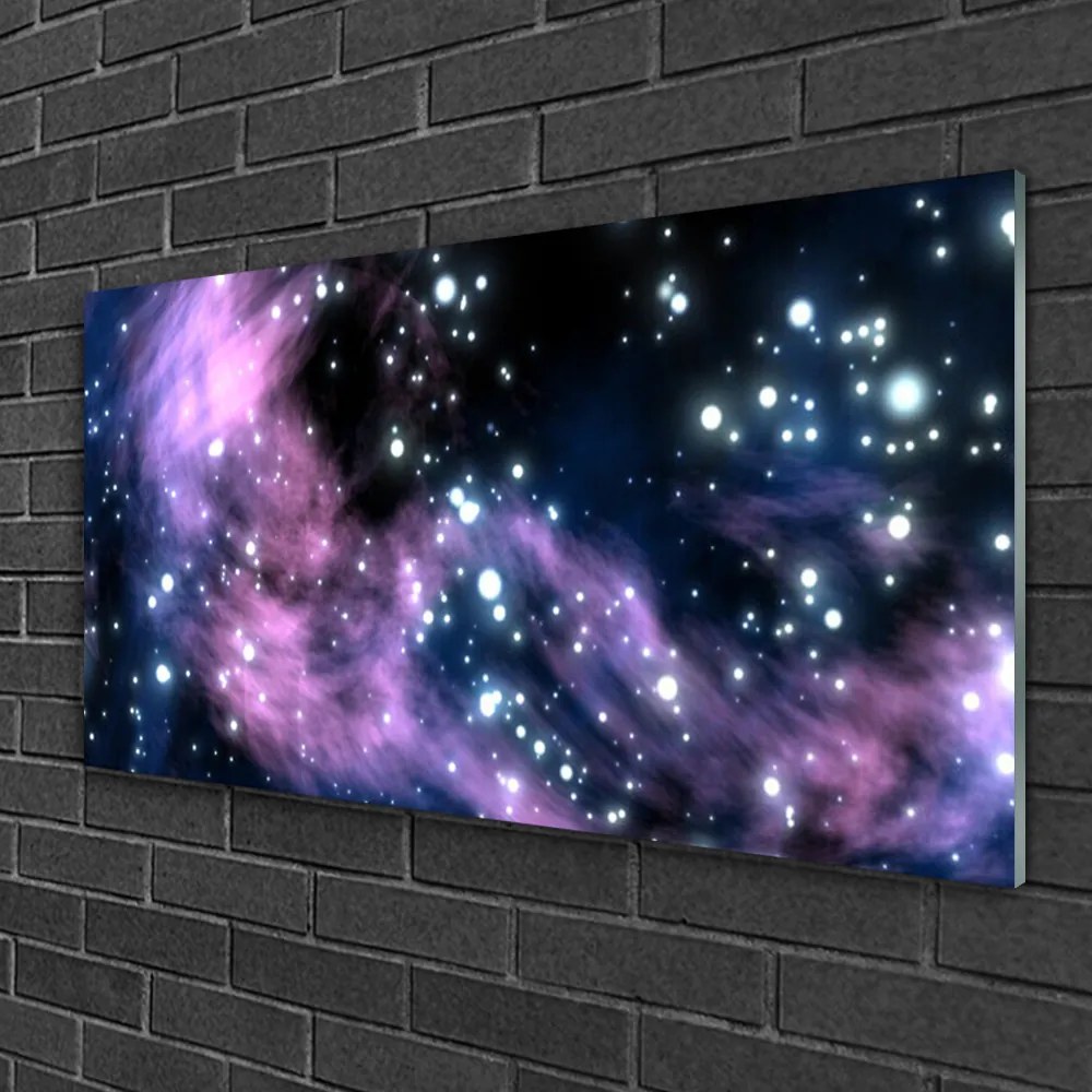Obraz na skle Abstrakce Vesmír Art Umění 100x50 cm