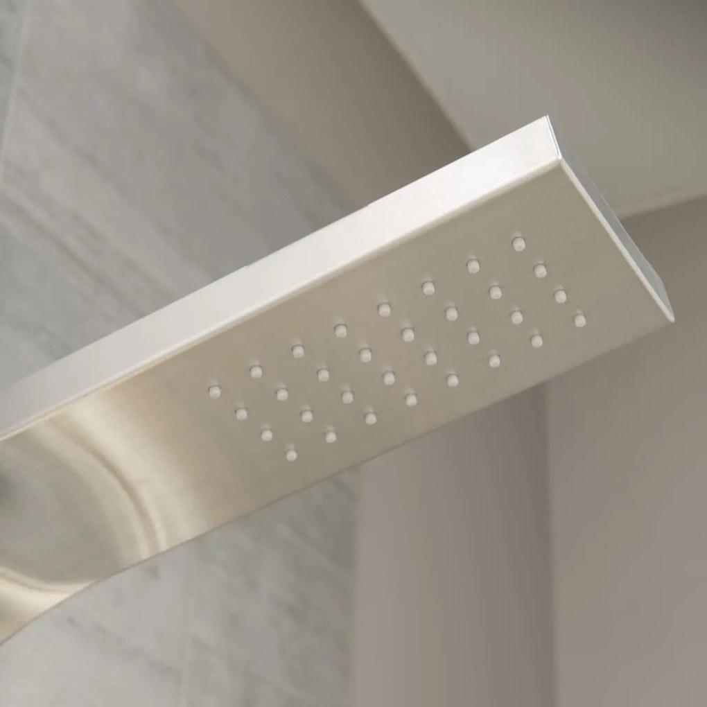 Schütte Sprchový Panel Sansibar Barva Nerezová Ocel