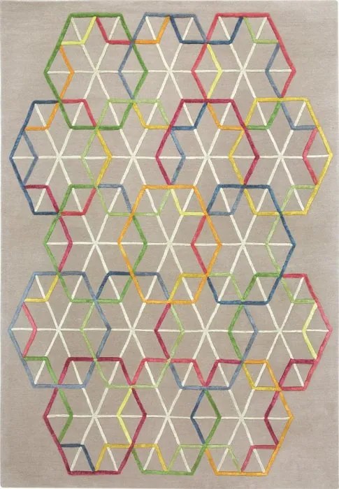 Kusový koberec Hexagon 233.001.990 Ligne Pure 200 x 300