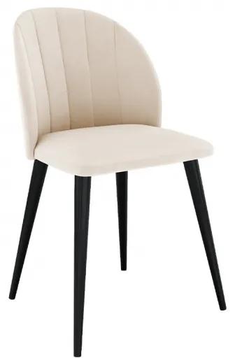 Moderní čalouněná židle ST100, Barva: černá, Potah: Magic Velvet 2217