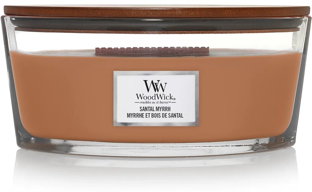 WoodWick – svíčka Santal Myrrh (Santal a myrha), 453 g