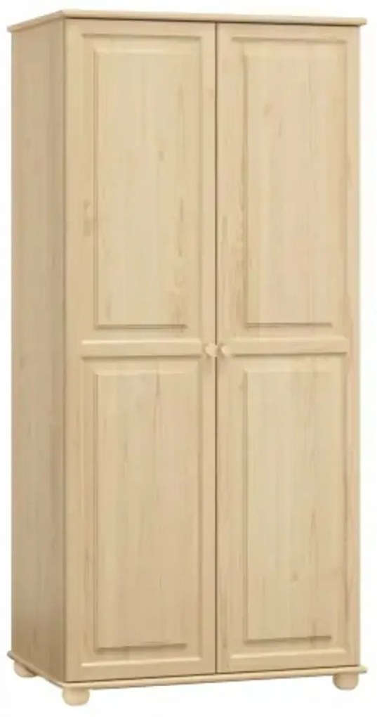 Šatní skříň dřevěná S5 z masivu borovice jandre
