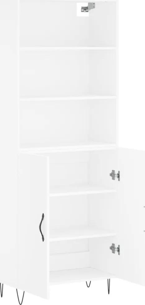 vidaXL Skříň highboard 69,5 x 34 x 180 cm kompozitní dřevo [3189245] Barva: Betonová šedá