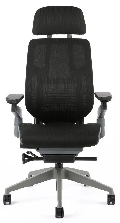Kancelářská ergonomická židle Office Pro KARME MESH — více barev Červená žíhaná