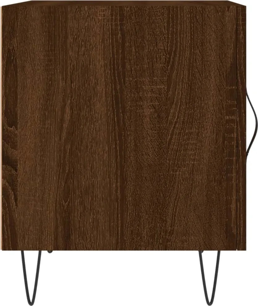 vidaXL Noční stolek 40 x 40 x 50 cm kompozitní dřevo [827562] Barva: Černá