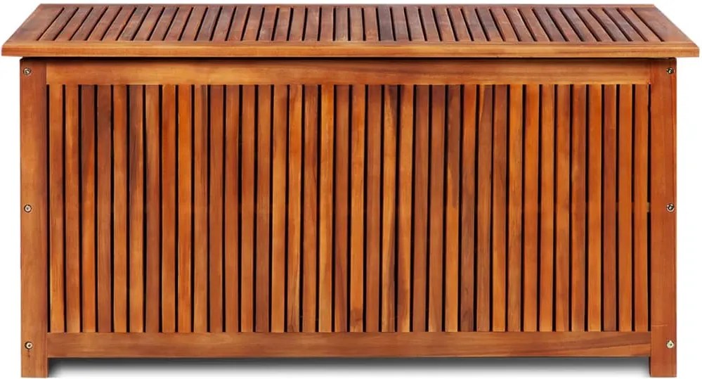 Venkovní úložný box z masivního akáciového dřeva - 117x50x58 cm