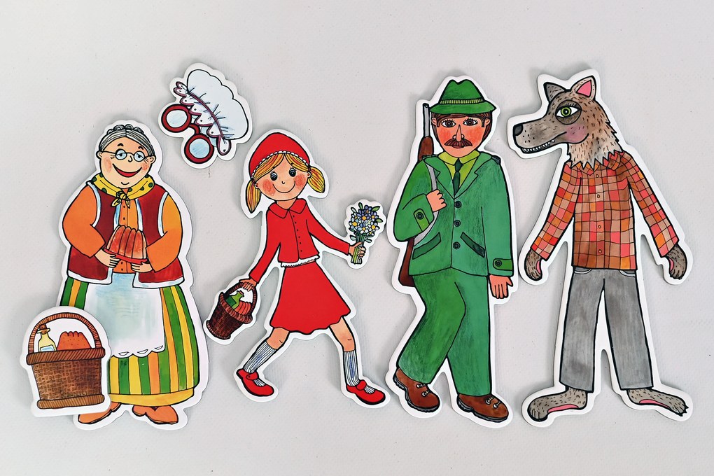 MARIONETINO Červená Karkulka - Loutková pohádka DÁRKOVÁ KRABIČKA: Baleno v krabičce.
