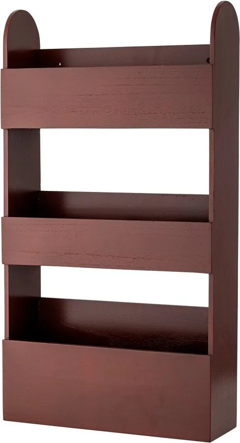 Červená dětská knihovna z masivu pavlovnie 38x70x12 cm Moris – Bloomingville Mini