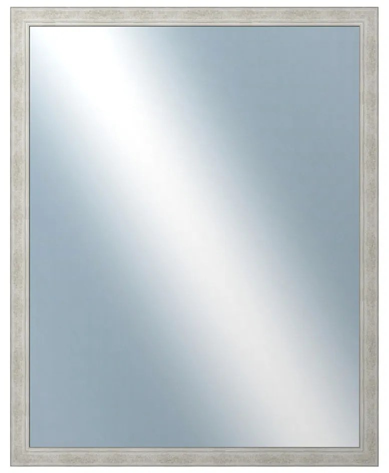 DANTIK - Zarámované zrcadlo - rozměr s rámem cca 80x100 cm z lišty ANDRÉ velká stříbrná (3157)