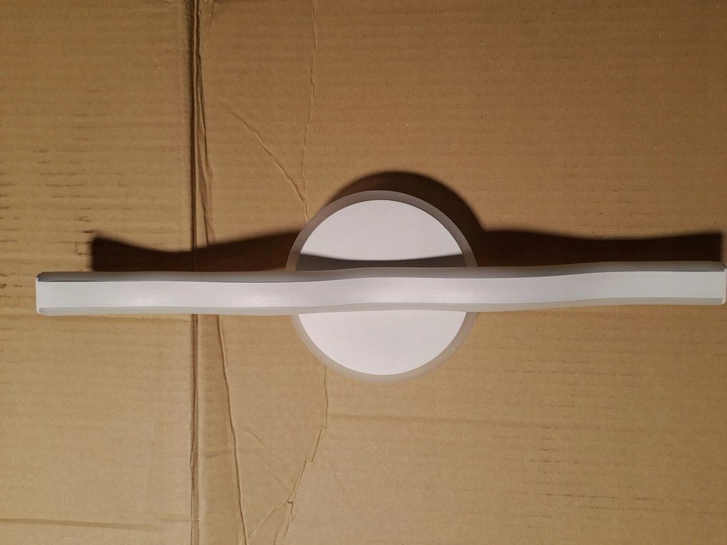 Led koupelnové nástěnné svítidlo nad zrcadlo Lampa 12W 40 cm do koupelny bílá Silná