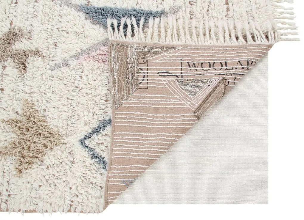 Lorena Canals vlněný koberec 140 x 200 bílý - Hopi