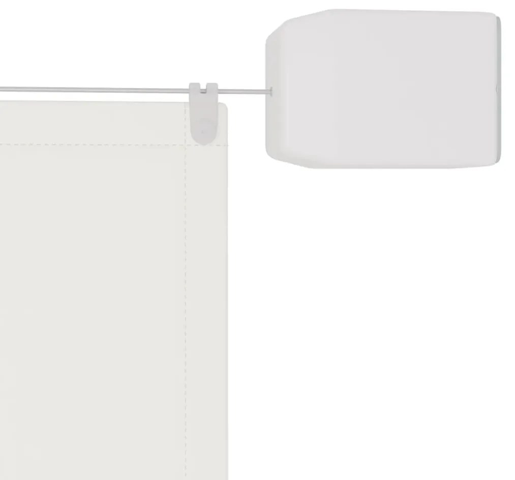 Vertikální markýza bílá 100 x 1 200 cm oxfordská látka