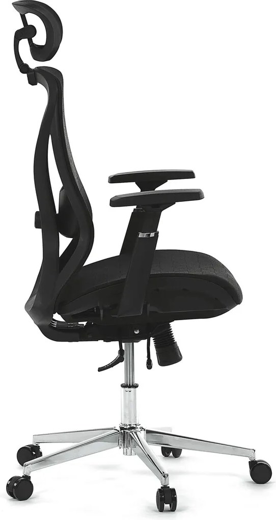 Ergonomická kancelářská židle NILS - černá síťovina