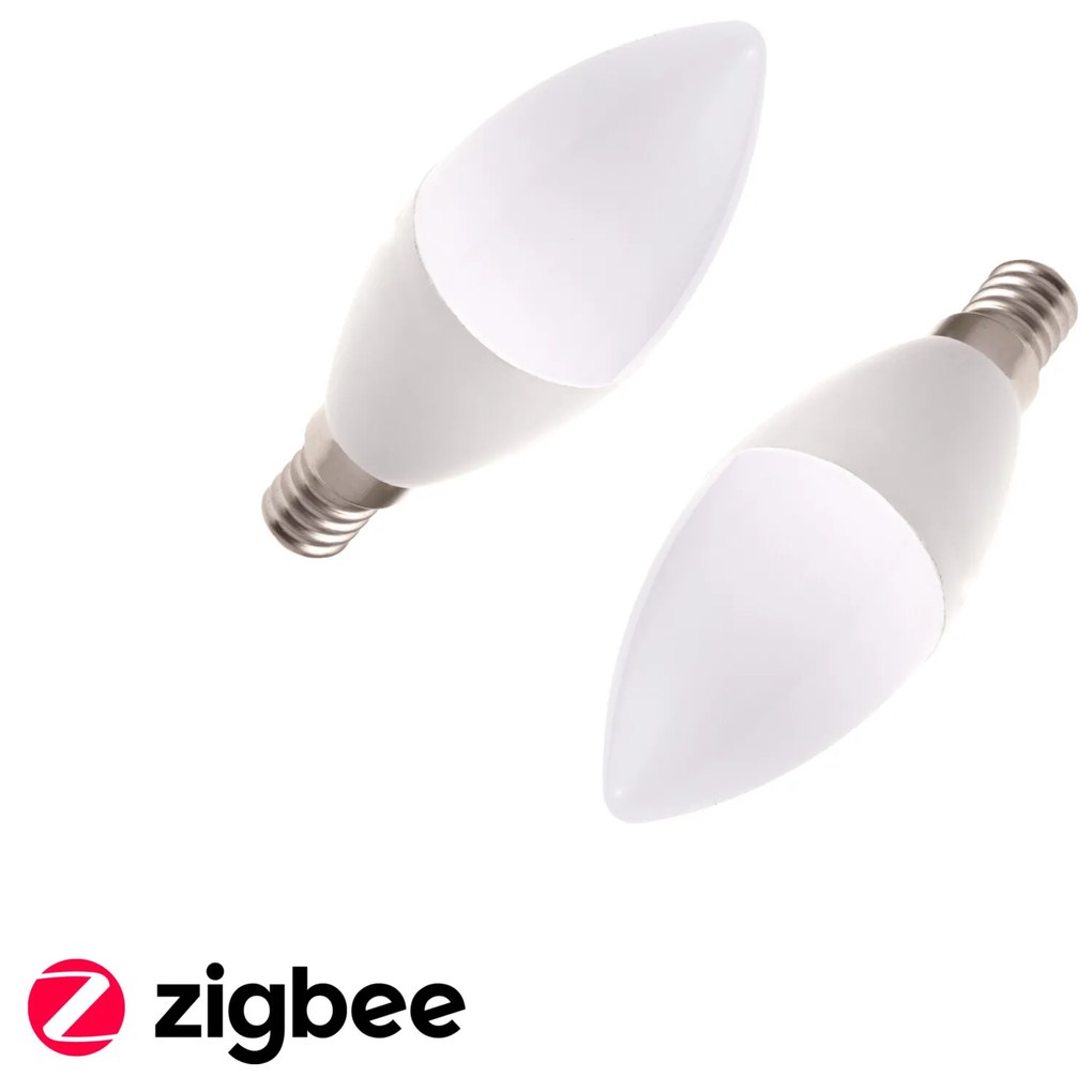 T-LED SMART LED žárovka E14 Zigbee RGBCCT ZB5W RGB + Teplá bílá