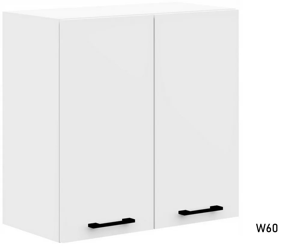 Expedo Kuchyňská skříňka horní dvoudveřová KOSTA W60, 60x58x30, bílá