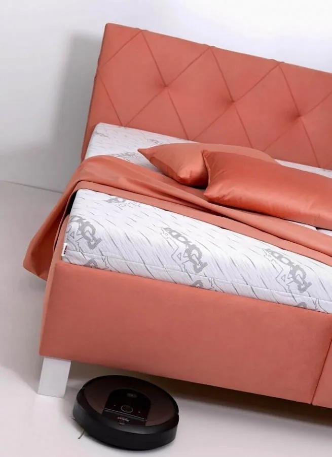 Pohoda Čalouněná postel NAIROBI s úložným prostorem a volně loženou matrací | Látka: Andora 305,Šířka matrace: 160 cm