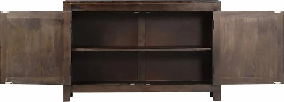 Příborník vyřezávaný design 110 x 35 x 70 cm masivní mangovník 247765