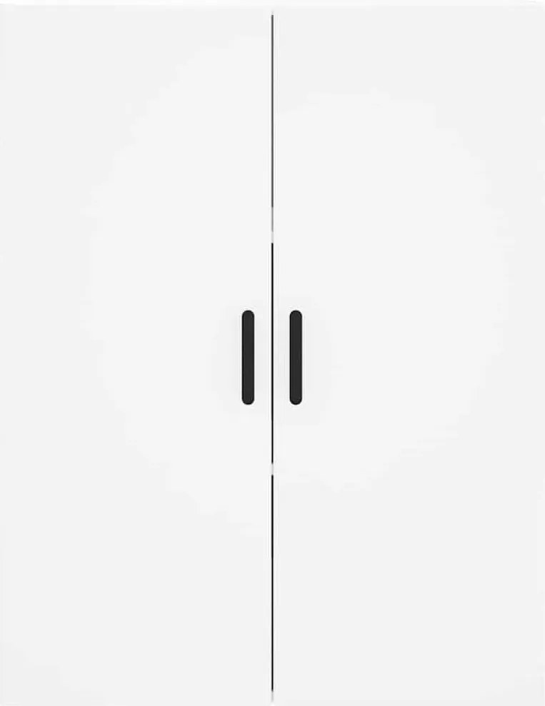 Skříň highboard bílá 69,5 x 34 x 180 cm kompozitní dřevo 3198153