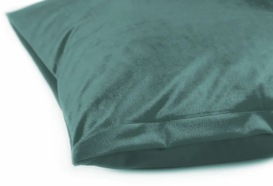 Biante Sametový povlak na polštář Velvet Premium SVP-022 Ledově zelená 40 x 40 cm