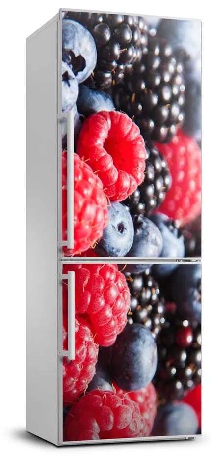 Wallmuralia Nálepka na ledničku samolepící Lesní ovoce 60x180 cm