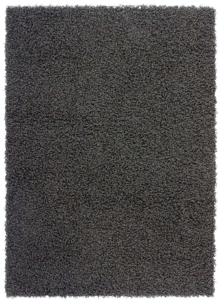 Obsession koberce Kusový koberec FUNKY 300 ANTHRACITE - 80x150 cm