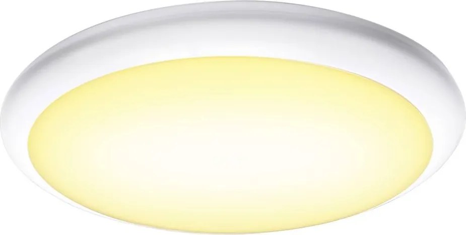 LA 1005090 RUBA 42 CW venkovní LED nástěnné a stropní přisazené svítidlo bílé CCT switch 3000/4000 K - BIG WHITE (SLV)