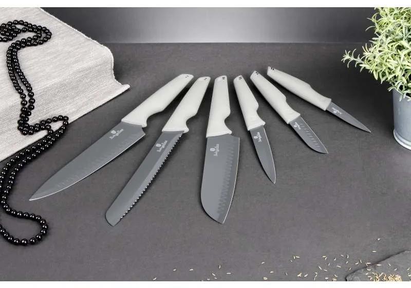 BERLINGERHAUS Sada nožů s nepřilnavým povrchem 6 ks Aspen Collection BH-2834