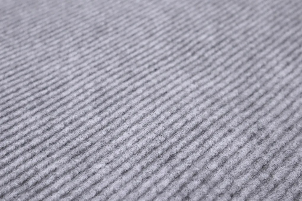 Vopi, Kusový koberec Quick step šedý čtverec, 200x200, šedá, chodba / předsíň