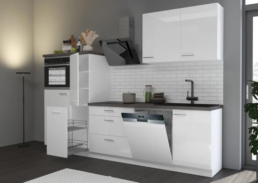 Kuchyňská dvířka LARA bílá ZM 570x446