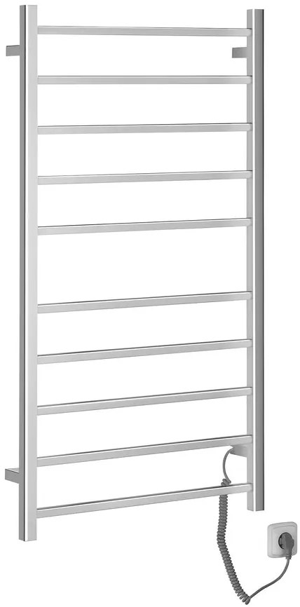 Sapho Sapho, ESKINADO elektrický sušák ručníků, hranatý, 620x1160 mm, 120 W, nerez, ER430V