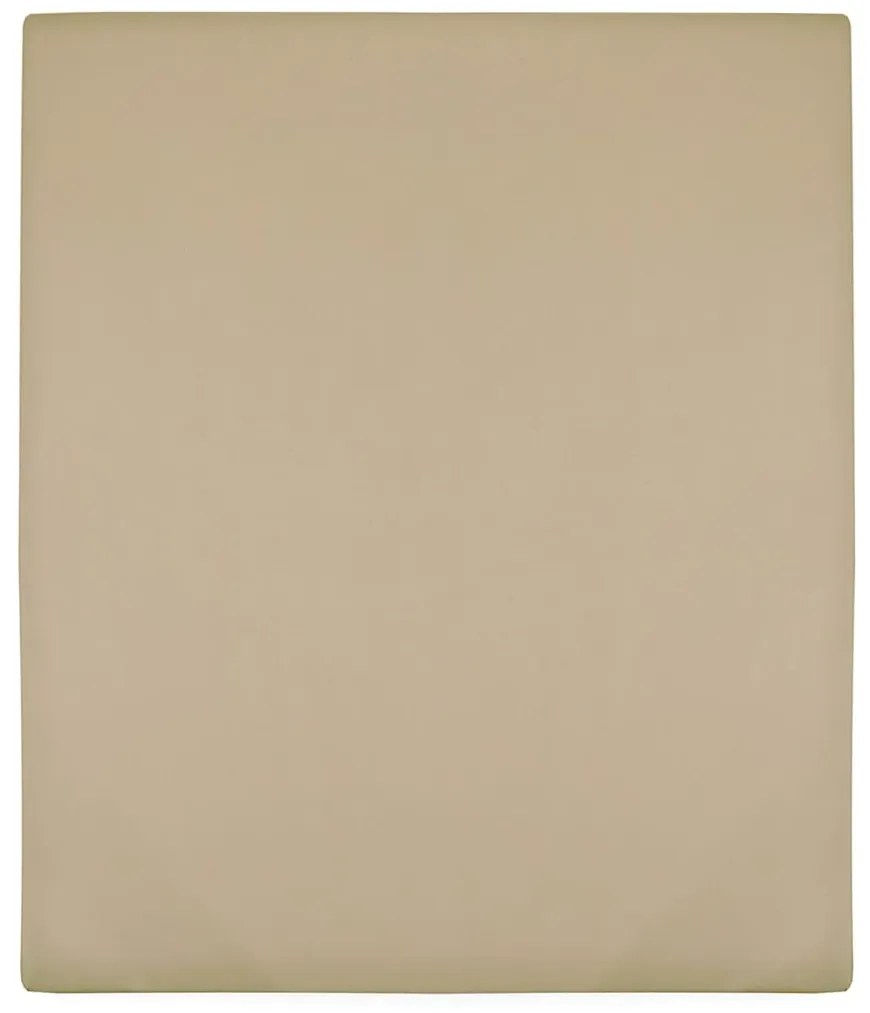 Jersey prostěradla 2 ks taupe 160x200 cm bavlna 136227